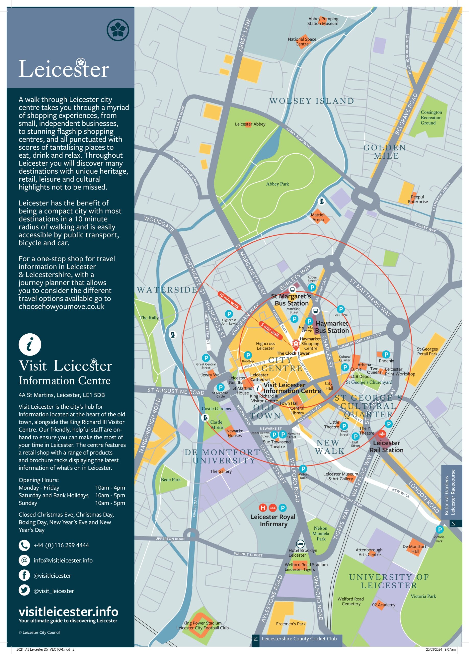 Leicester City Centre Map - Visit Leicester